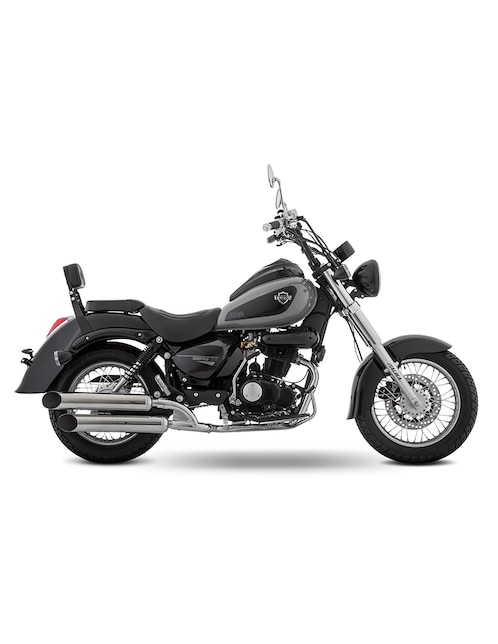 Motocicleta chopper Italika TC250 gris 2026 3