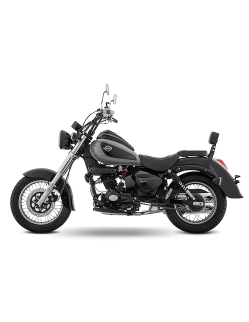Motocicleta chopper Italika TC250 gris 2026 4