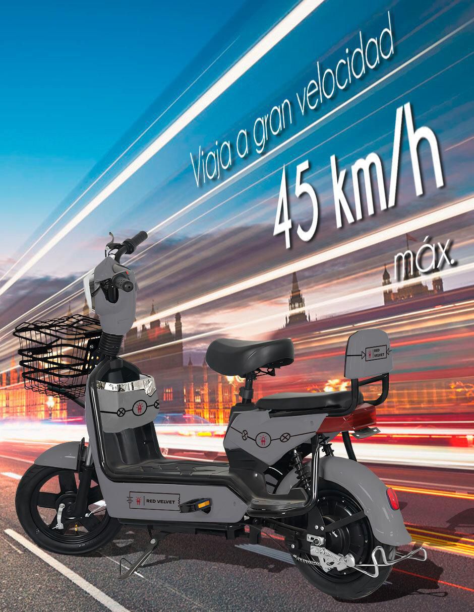 Bicicleta eléctrica Red Velvet glegsma urbana rodada 14 | Gran Barata