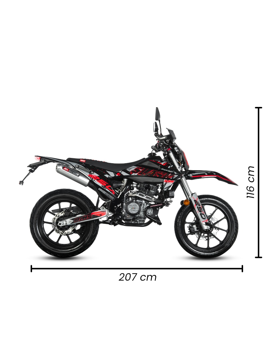 Motocicleta doble propósito Mb SLASH 250 GT LINE 2026 | Gran Barata